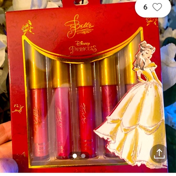Disney | Makeup | Belle Disney Princess Lip Gloss Set Bnib | Poshmark